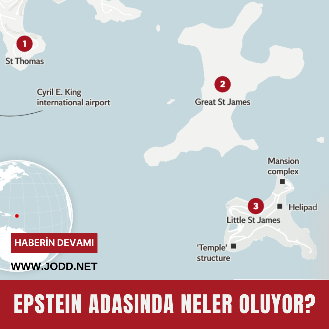 Epstein adası nerede? Haritada epstein adasının yeri